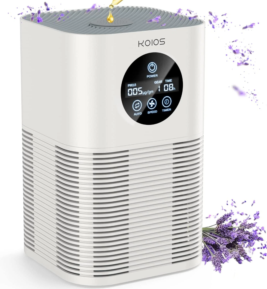 KOIOS HQKJ-50 Air Purifiers For Home Bedroom, H13 HEPA Air Purifier ...