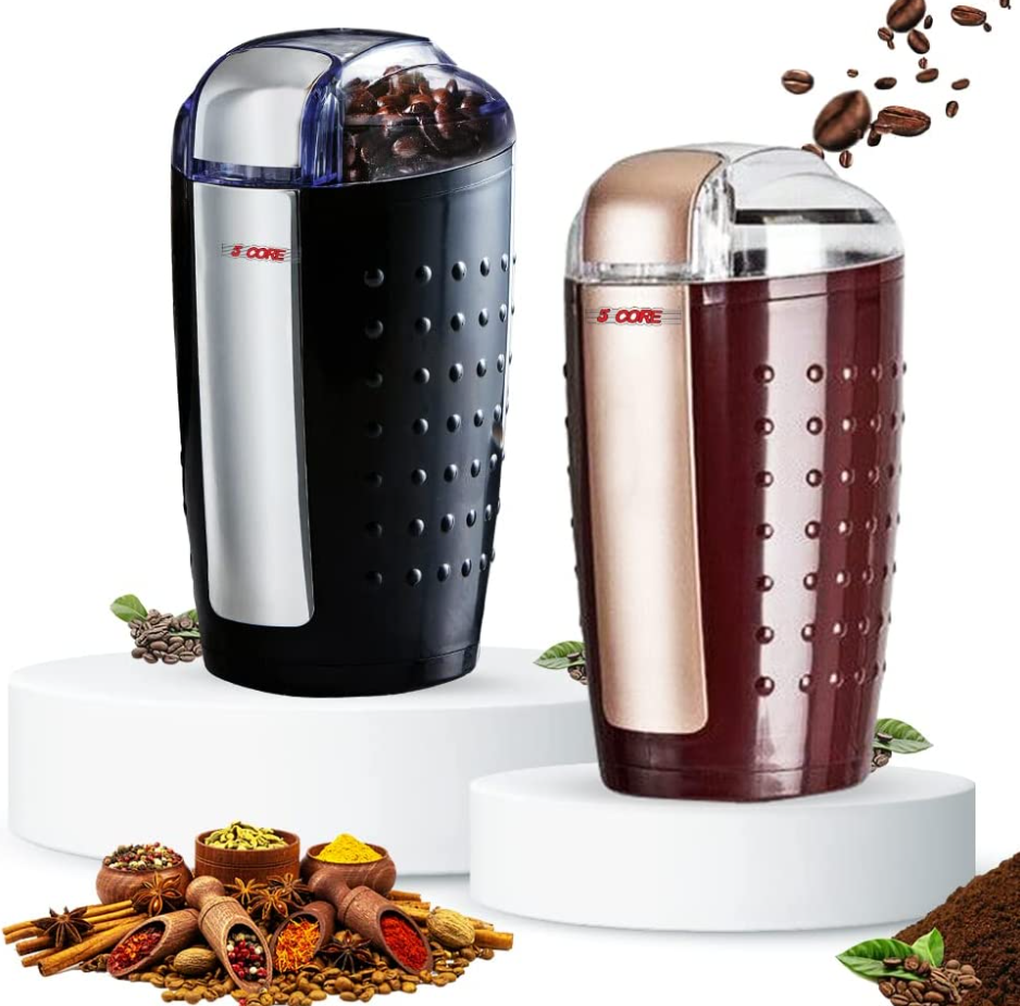 5 Core Coffee Grinder, 5 Core Coffee Grinder Spice Nut Grinders Blender ...